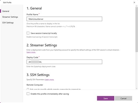 How To Create Ssh Profiles Splashtop Business Support
