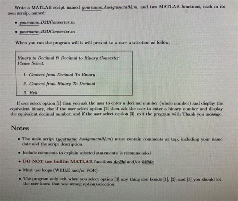 Solved Write A MATLAB Script Named Chegg