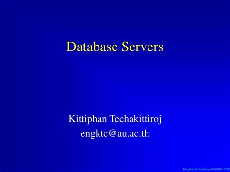 Ppt Introduction To Database Servers And Sql Middleware Powerpoint Presentation Id 9706073