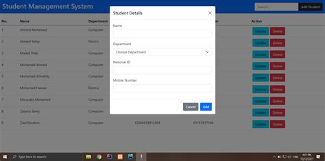 GitHub M D Student Management System Task Web Application