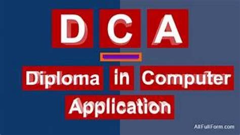 Diploma In Computer Application