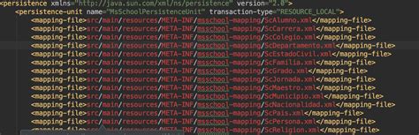 Java Jpa Unable To Resolve Explicitly Named Mapping File In Javase