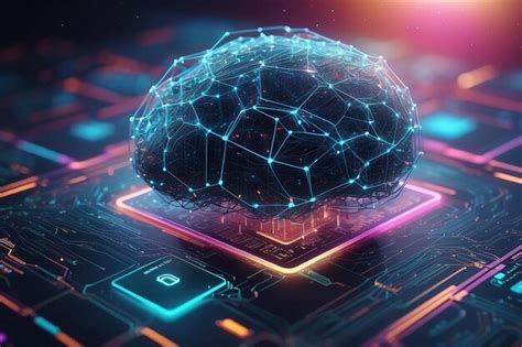 Premium Photo Big Data And Cybersecurity 3d Illustration Neural Network And Cloud Technologies