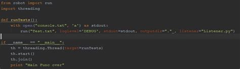 log message listener not triggered if n is executed in a thread · issue 2826