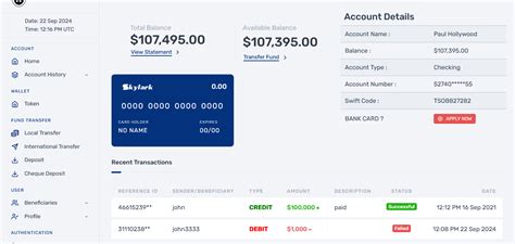 Skylark Pro Php Based Online Banking Script With Token Extractor Premium Scripts Templates