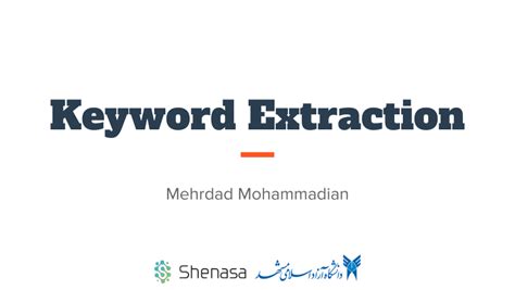 Pdf Review Of Keyword Extraction Methods