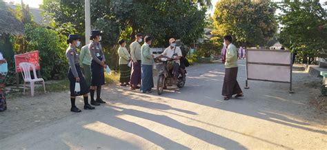 စေတုတ္တရာမြို့နယ်၌ နှာခေါင်းစည်းတပ်ဆင်ရေး Mask Campaign ပြုလုပ် Information And Public