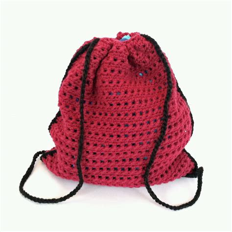 Crochet Mini Drawstring Purse Pattern Free