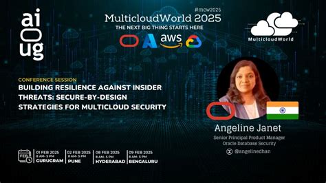 All India Oracle Users Group Aioug On Linkedin Mcw2025 Multicloudworld2025
