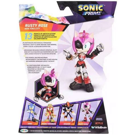 Sonic The Hedgehog Articulated Action Figure Boscage Maze Rusty Rose Edition