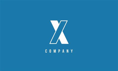 Modern Blue X Logo For Your Business 48307268 Vector Art At Vecteezy