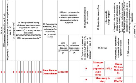 Приклад заповнення Додатка 5 звільнення за власним бажанням обєднана звітність з ЄСВ