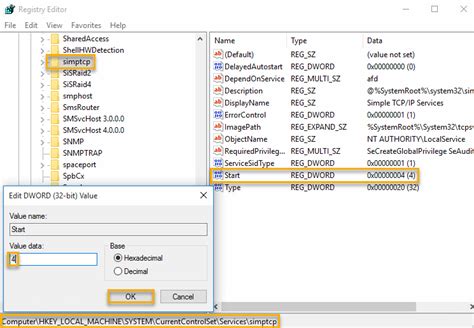 Ensure Simple TCP IP Services Simptcp Is Set To Disabled Or Not