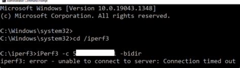 Iperf3 Error Unable To Connect To Server Connection Timed Out Rtechsupport