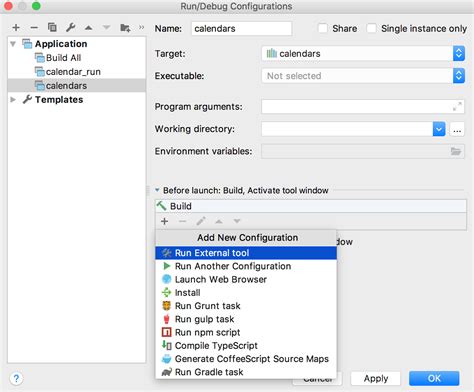 External Tools Clion Documentation