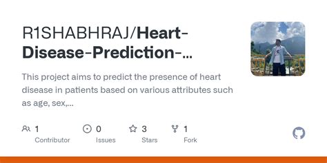 Github R1shabhrajheart Disease Prediction Using Multiple Machine And Deep Learning Models