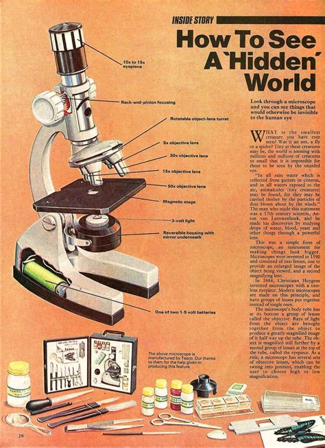 MISC HOW IT WORKS MICROSCOPE LOOK AND LEARN MAG 1981 0 Flickr