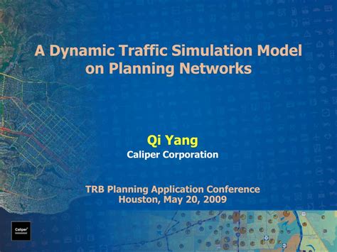 Ppt A Dynamic Traffic Simulation Model On Planning Networks Powerpoint Presentation Id 4670664