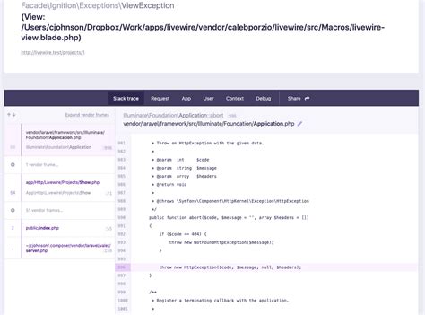 Using Abort403 In Mount · Issue 243 · Livewirelivewire · Github