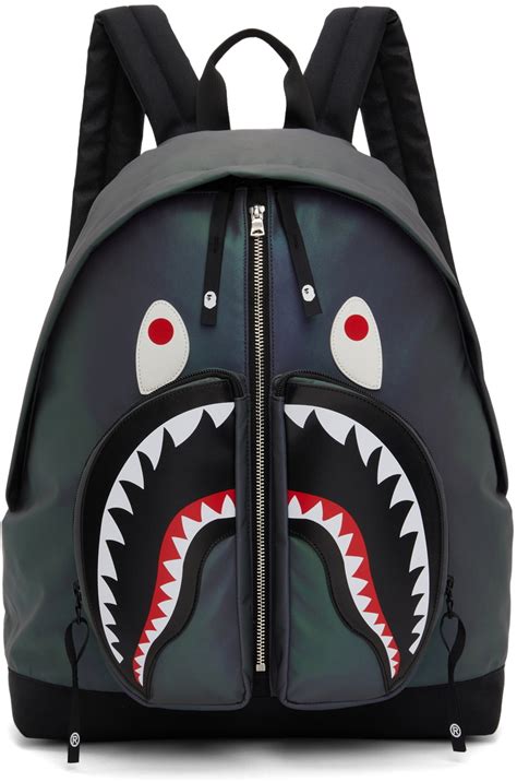 Bape Shark Backpack Black At Audrey Begay Blog