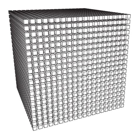 Wireframe Mesh Cube Stock Vector Illustration Of Frame 100456280