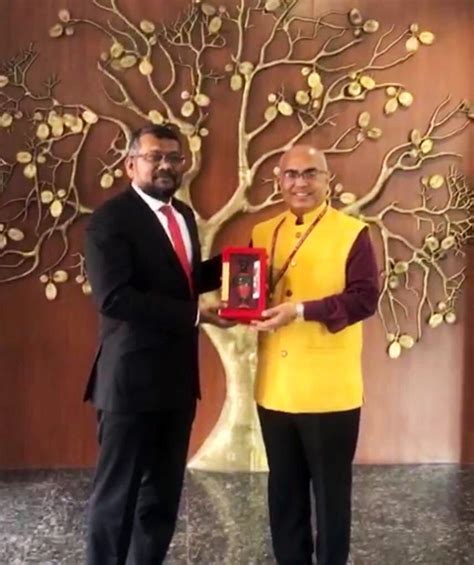 Akhilesh Mishra On Linkedin Great Honour To Welcome His Excellency Fayyaz Ismail Honble