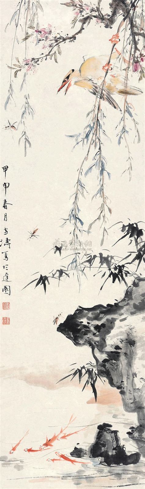 王雪涛 1944年作 莺歌 立轴银座国际 2012秋季首届拍卖会银座国际拍品价格图片拍卖专场拍卖会预展拍卖会结果卓克拍卖频道
