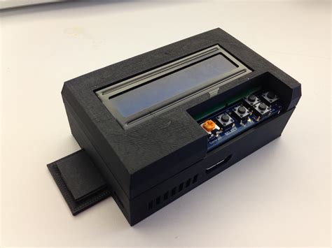 Extended Raspberry Pi Adafruit LCD Case By Brockhold Download Free STL Model Printables Com