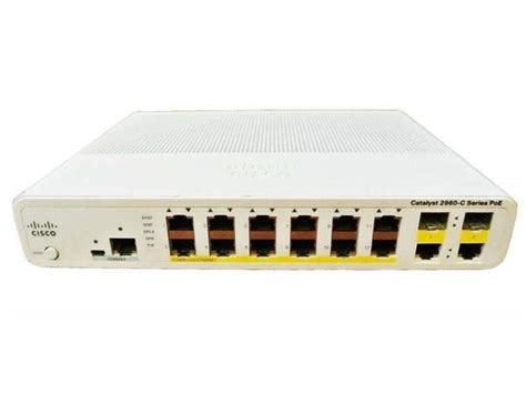 WS C2960C 12PC L Switch Cisco Catalyst 2960C PoE Network Devices SWITCHES CISCO CATALYST