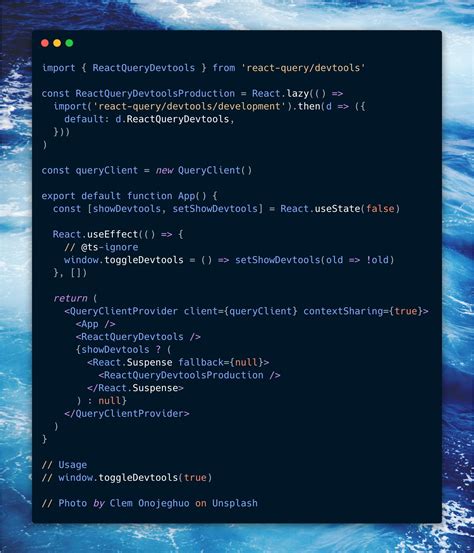 Tanner Linsley On Twitter Been Using This Lately To Toggle On The Reactquery Devtools In