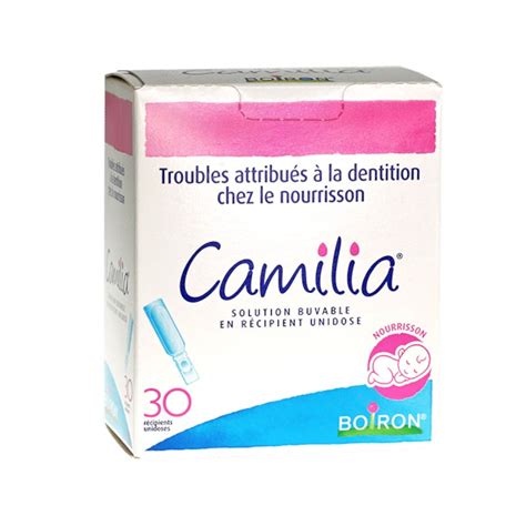 Camilia troubles de la dentition du nourrisson 30 doses - BOIRON