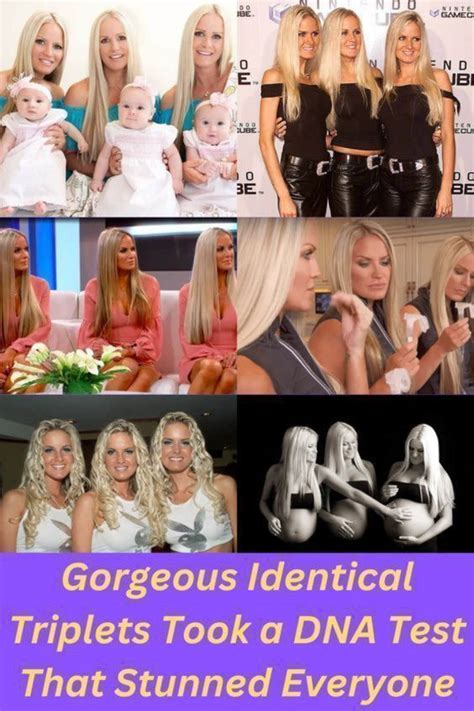 Gorgeous Identical Triplets Took A Dna Test That Stunned Everyone Artofit