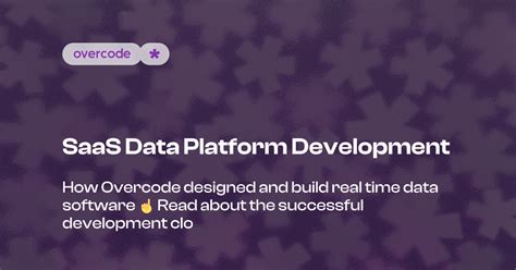 Saas Data Platform Development Cloud Data Platform Solutions By