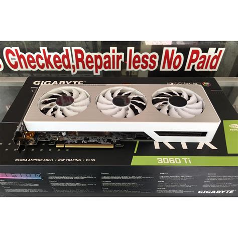 GIGABYTE RTX3060TI VISION OC 8GB GDDR6(1554780240515) | Shopee Thailand