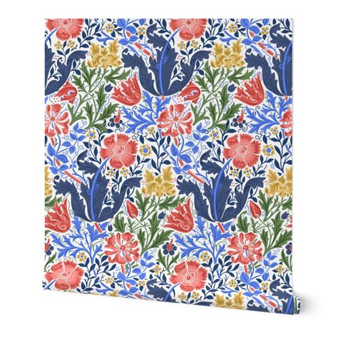 William Morris Compton 8 Wallpaper Spoonflower