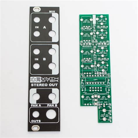 MST Stereo Output Mixer PCB And Panel PCB M MST STMIX
