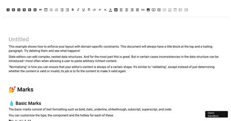 udecode plate ui excalidraw examples codesandbox