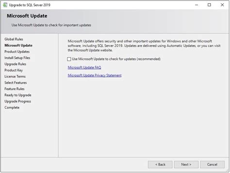 how to upgrade sql server 2012 to 2019