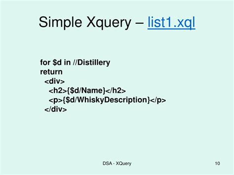Ppt Introduction To Xquery And Exist Powerpoint Presentation Free