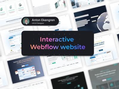 A Professionally Designed Webflow Website With Animations Interactions Upwork
