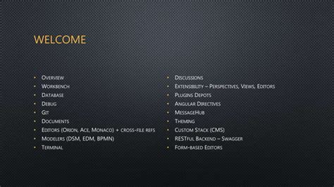 Eclipse Dirigible Webide Deep Dive Ppt