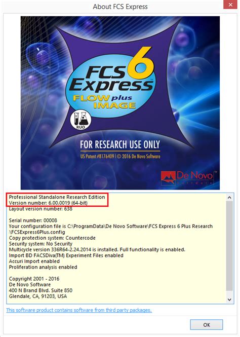 how do i know which version of fcs express i have