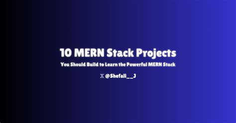 Mern Stack Projects You Should Build Javascript In Plain English