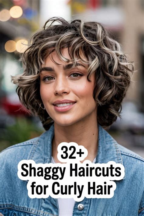 32 Stunning Shaggy Haircuts For Curly Hair You Need To Try Hairydiary