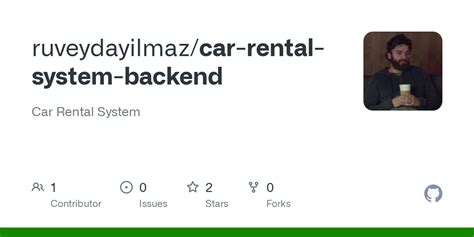 github ruveydayilmaz car rental system backend car rental system