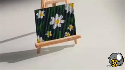 کاردستی با چوب کبریت راحت،ساده و زیبا فیلو