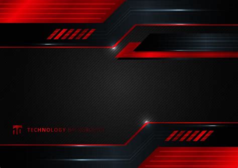 Fondo De Movimiento Brillante De Color Rojo Y Negro Geométrico De