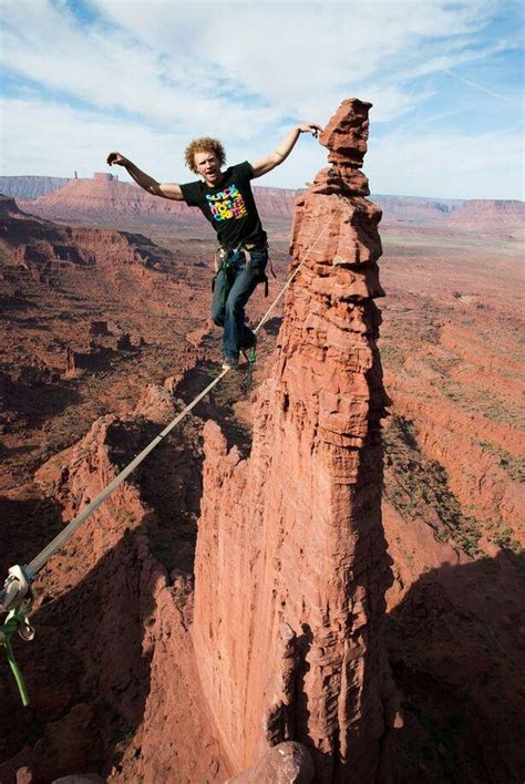 Slackline Extreme Adventure Adventure Sports Adventure Travel Moab Desert Trekking Sport