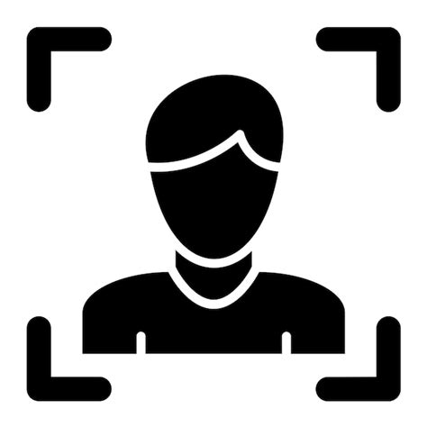 Premium Vector Vector Design Face Recognition Icon Style
