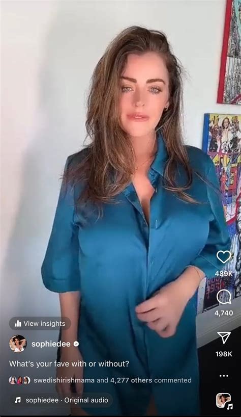 Clothing Sophie Dee Blue Nightgown Worn In Viral Video Sweeky